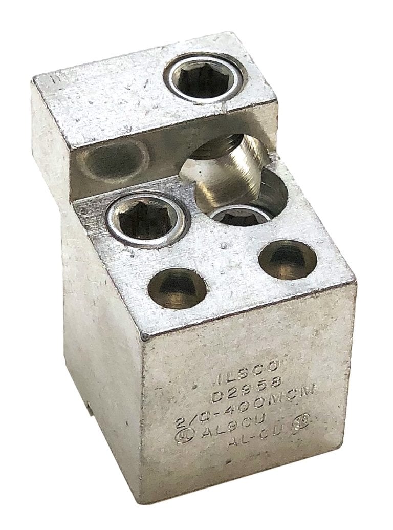 ILSCO TA801MA D2375 500-750 MCM AL9CU Lug w/Bolt (Single)