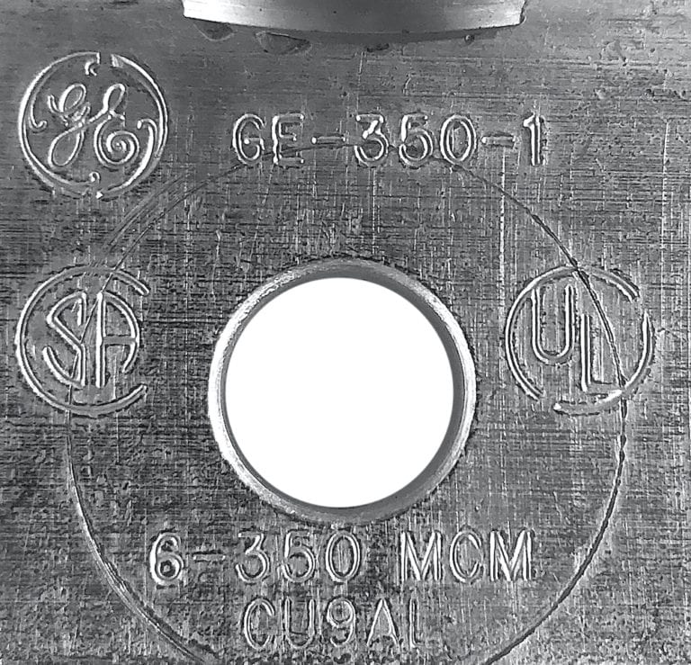General Electric GE-350-1 CU9AL 6-350 MCM Lugs (Set of 2) | Electrical ...