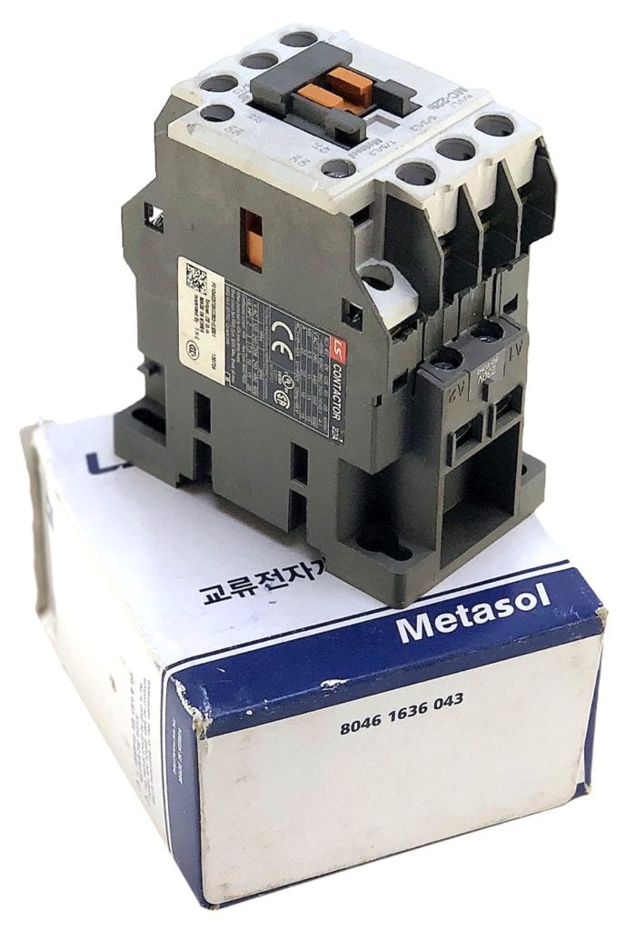 LS Metasol MC-22B 3 Pole Contactor w/230V Coil +1NO +1NC Aux(NIB ...