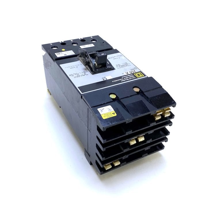 Square D KC34250 3 Pole 250 Amp 480 Vac I-Line Circuit Breaker