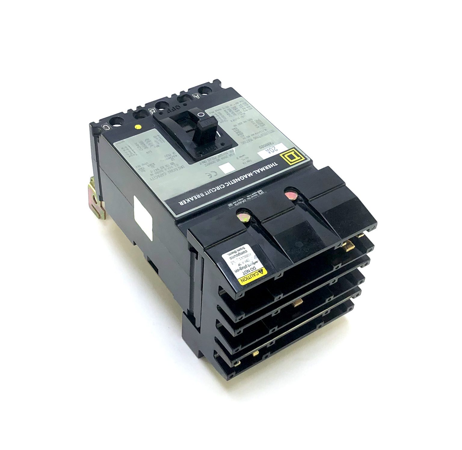 Square D FA36090 3Pole 90Amp 600Vac I-Line Circuit Breaker (CHIP)