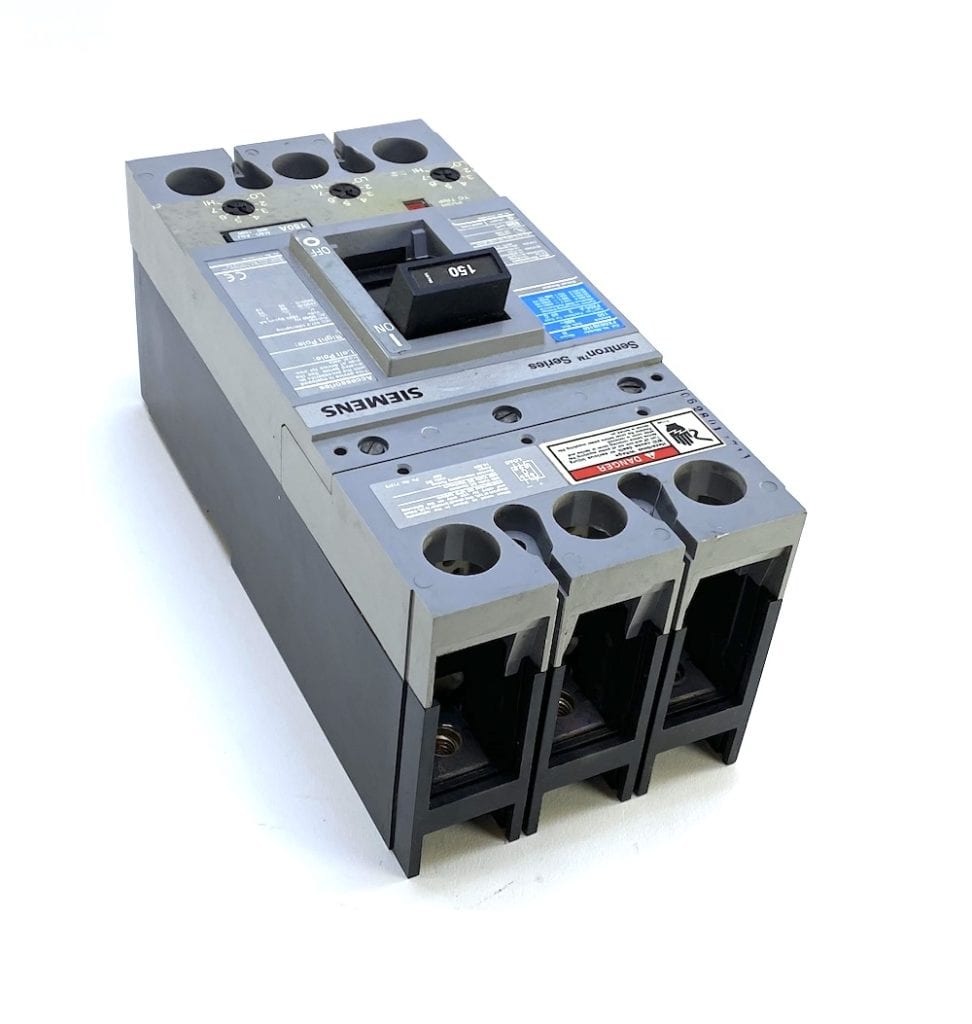 Siemens FXD63B150 3 Pole 150 Amp 600 Vac Breaker w/150 Amp Trip