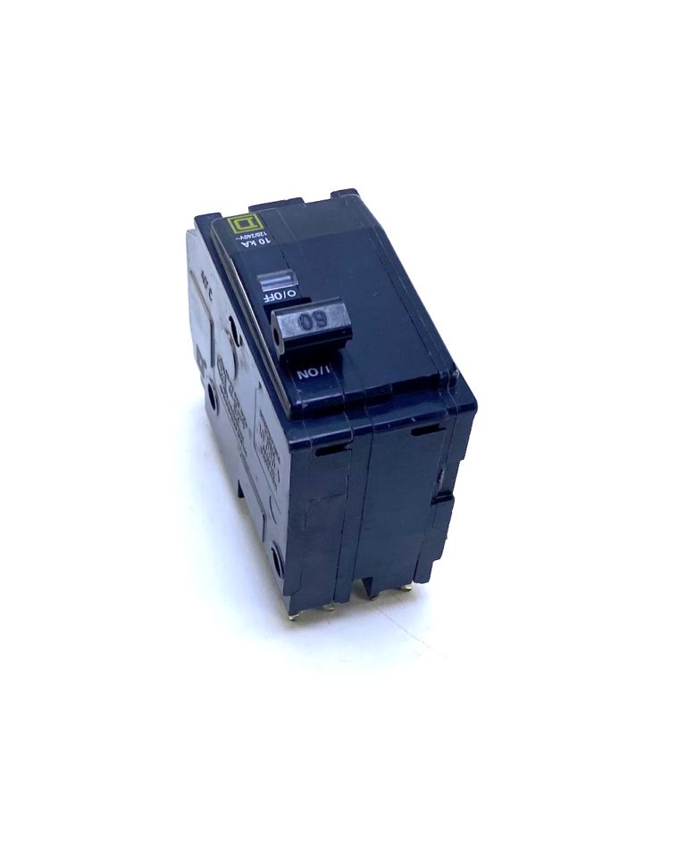 Square D QO260 2 Pole 60 Amp 120/240Vac Circuit Breaker (Clip-On)