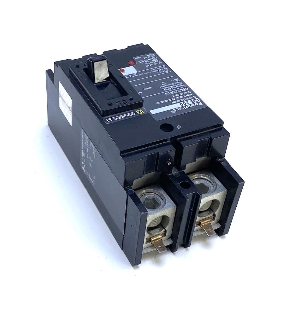 Square D QBL22200LU 2 Pole 200 Amp 240V PowerPact Circuit Breaker ...