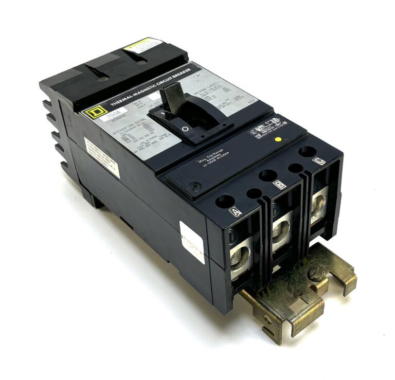 Square D KA36200 3 Pole 200 Amp 600 Vac I-Line Circuit Breaker