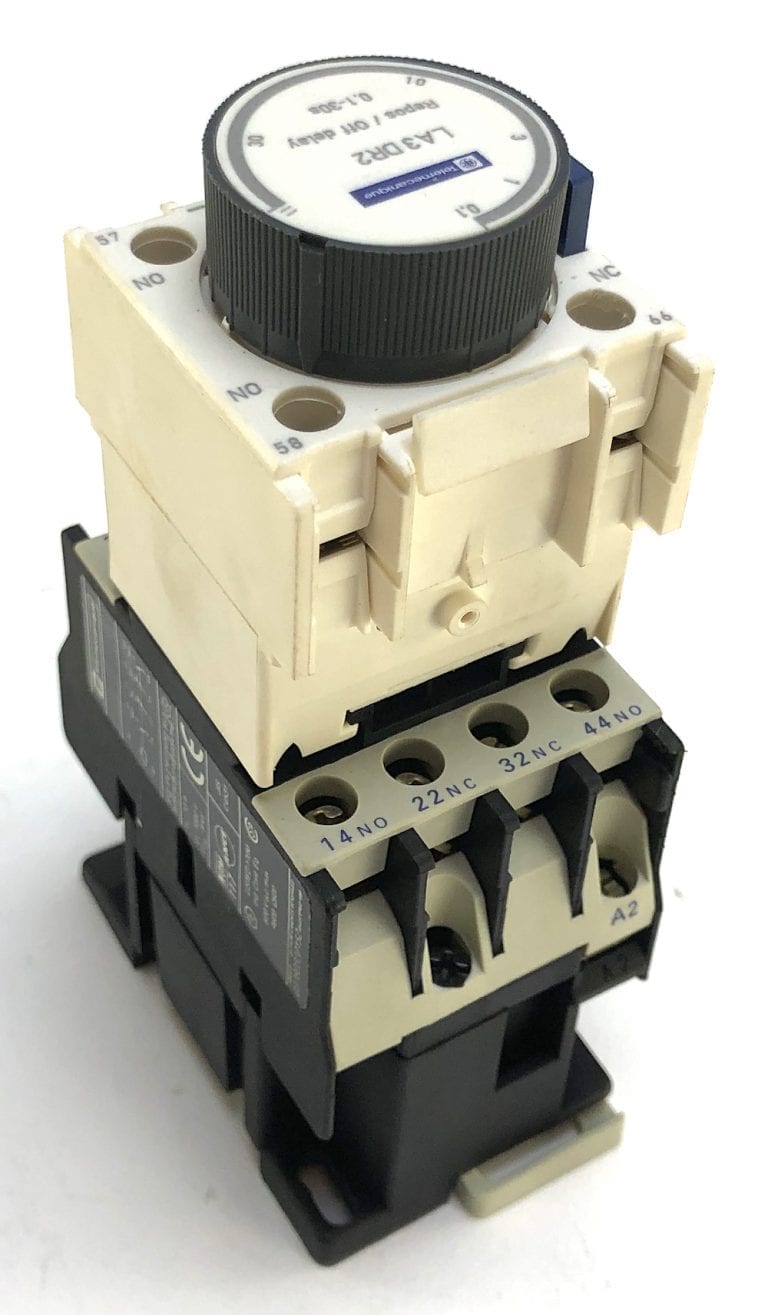 Telemecanique LA3DR2 0.1-30 Sec Off Delay Timer Head w/120 Vac ...