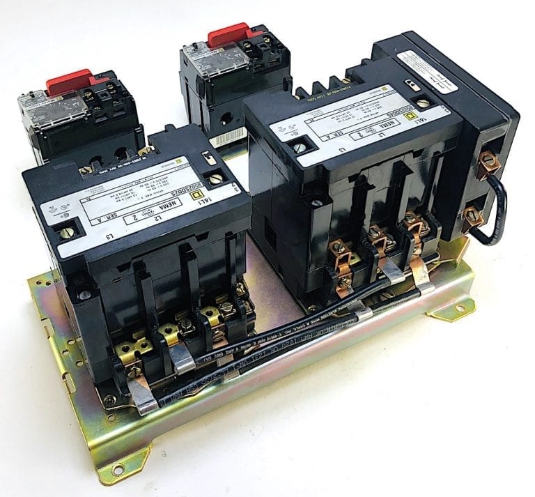 Square D 8502SD0 Size 2 120V Rev. Starter w/Panel Mount Overload ...