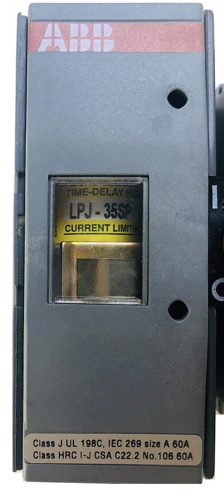 ABB OS-60J12 60 Amp 600 Vac Fusible Disconnect Switch w/LPJ-35SP Fuse ...