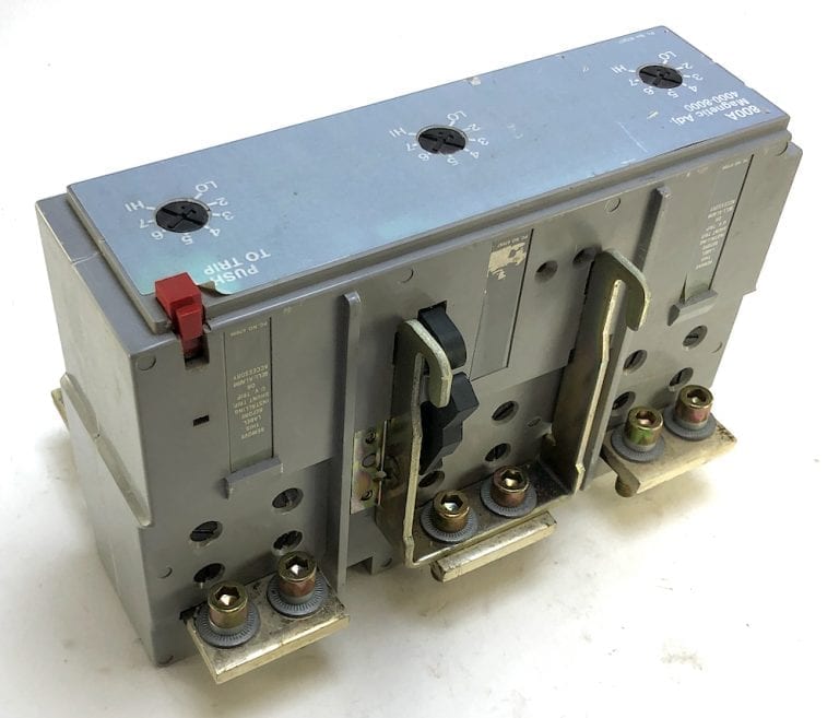 ITE Siemens MD63T800 Type MD6 3 Pole 800 Amp Circuit Breaker Trip Unit ...