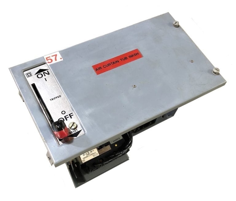 Square D Model 5 9in MCC Breaker Feeder Bucket w/30 Amp Breaker