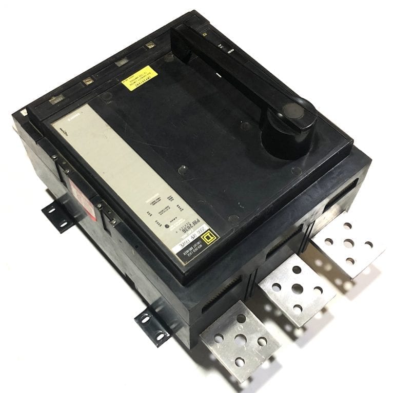 Square D PAF2036 3 Pole 2000 Amp 600V Circuit Breaker w/1200A Columns ...