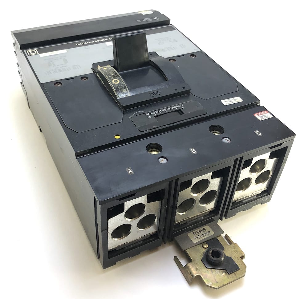 Square D MH36600 3 Pole 600 Amp 600 Vac I-Line Circuit Breaker ...