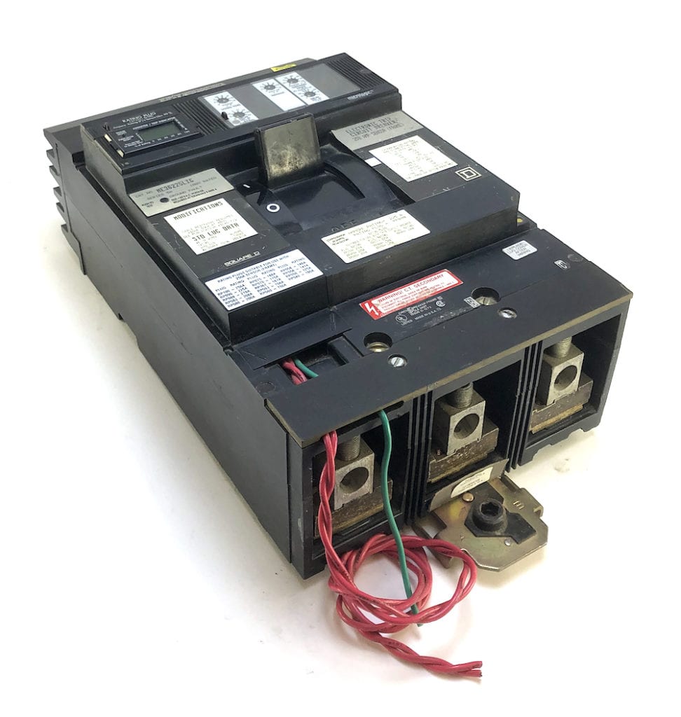 Square D ME36225LIG 3P 225A 600V Breaker w/225A Rat. Plug + Ground Flt ...