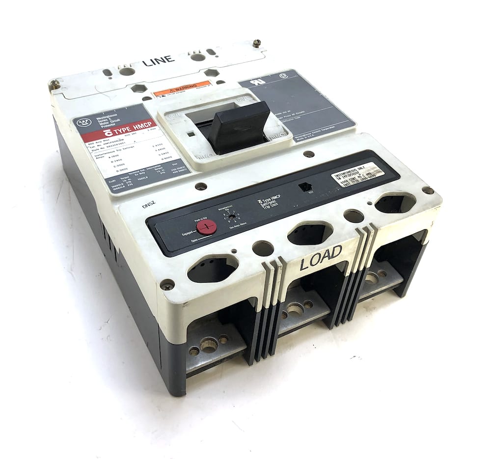 Cutler Hammer HMCP600L6W 3 Pole 600A 600V Breaker w/Instantaneous Trip ...