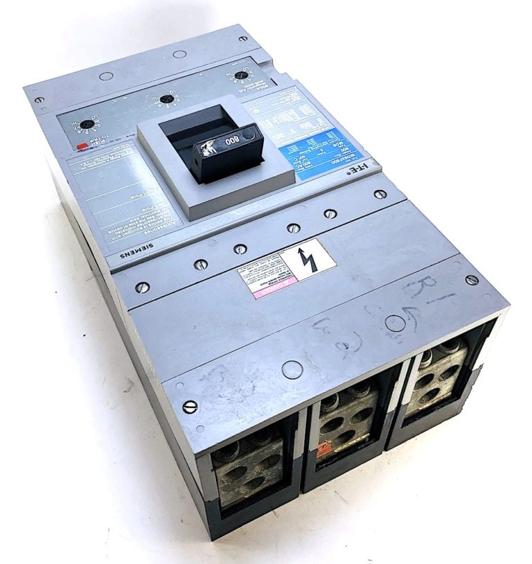 ITE Siemens MD63F800 3 Pole 800A 600V Breaker w/800A Adjustable Trip ...