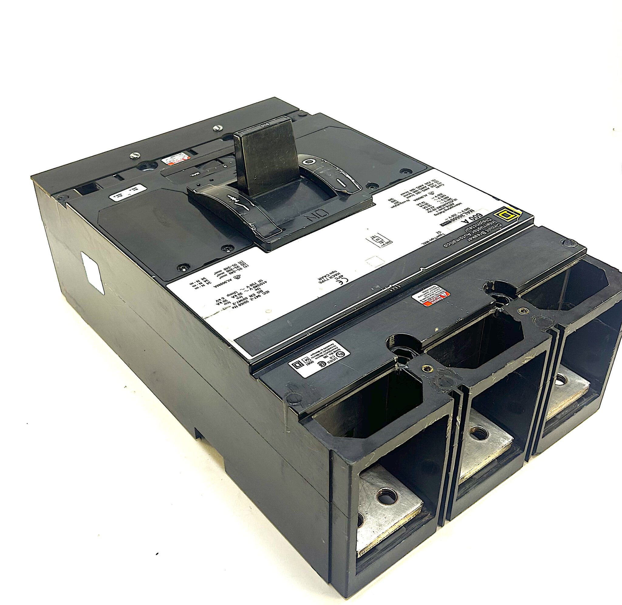 Square D MAL36600 3 Pole 600 Amp 600 Vac Circuit Breaker