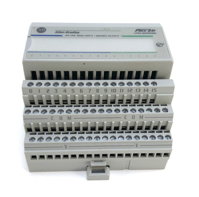 Allen Bradley 1794-IB10xOB6 Rev B02 24Vdc Sink Input/Src Output w/Base | Electrical Power and ...