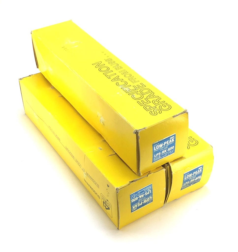 Bussmann LPS-RK-600 600 Amp 600V Time Delay Fuse (NIB) (Set of 3 ...