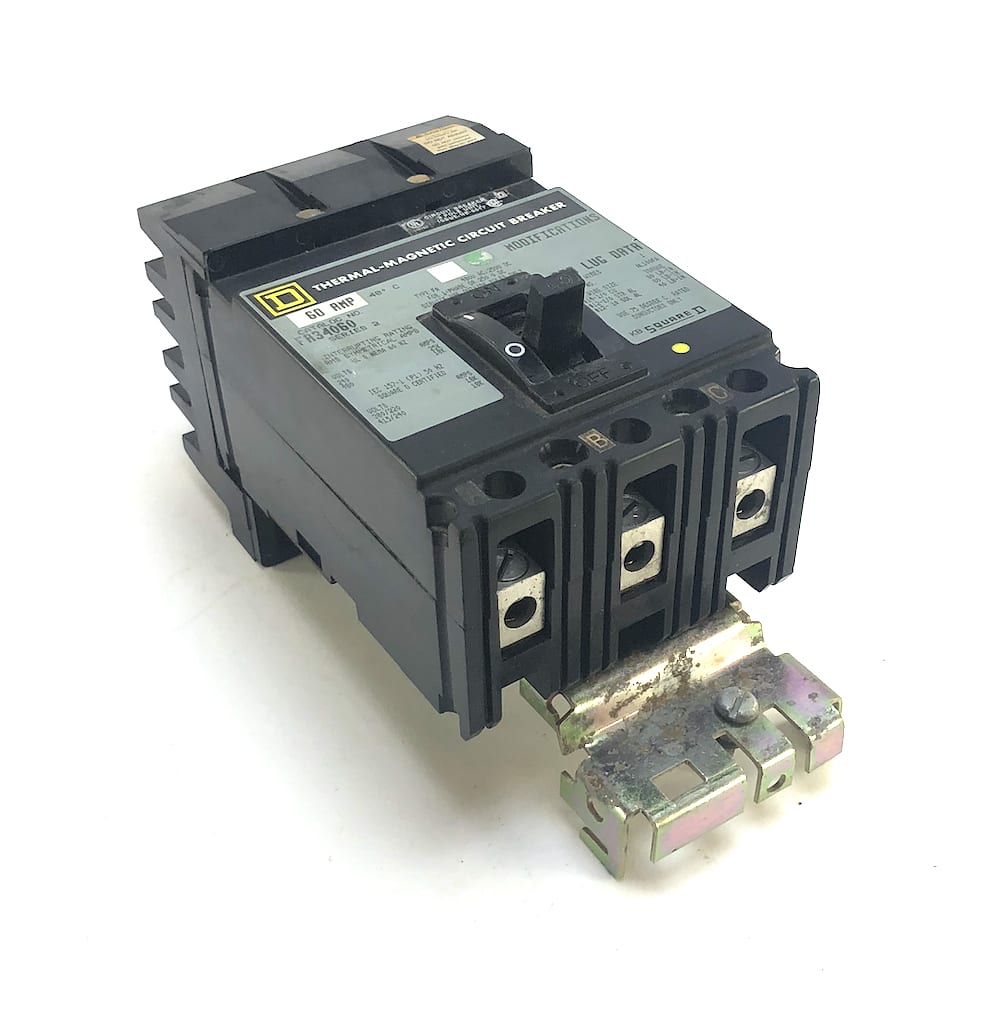 Square D FA34060 3 Pole 480 Vac 60 Amp I-Line Circuit Breaker ...