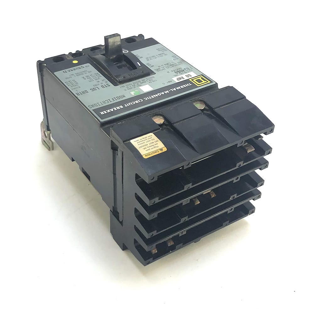 Square D FA34060 3 Pole 480 Vac 60 Amp I-Line Circuit Breaker ...