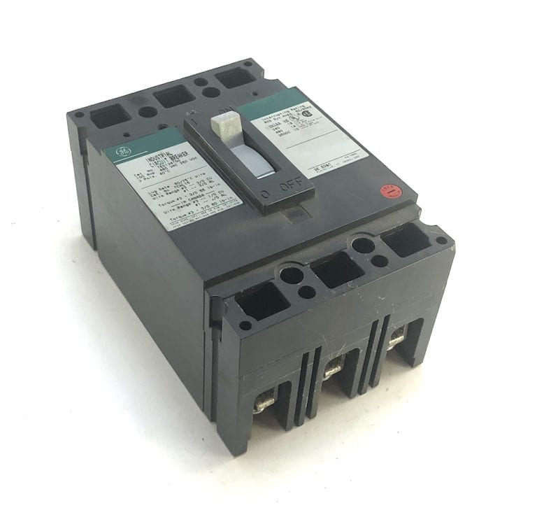General Electric TED134100 3 Pole 100 Amp 480 Vac Circuit Breaker ...