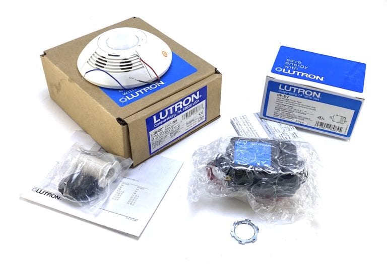 Lutron LOS-CDT-2000-WH 24Vdc 33mA Occupancy Sensor w/Power Pack (NIB ...