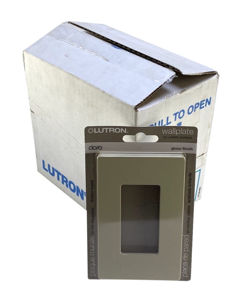 Lutron CW-1-IV Single-Gang Designer Wallplate (NIB) (Box of 12 ...