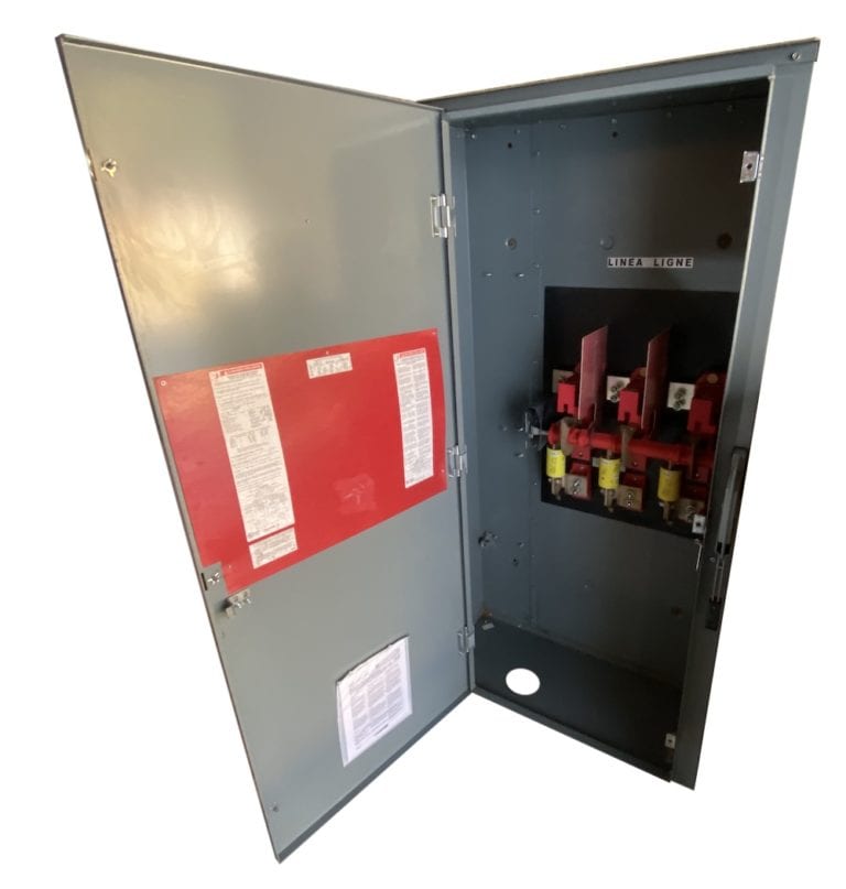 Square D H367R Type 3R 800A 600V Safety Switch w/700A Fuses (No Lugs ...