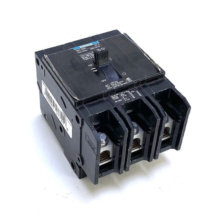 Siemens BQD350 3 Pole 50 Amp 480Y/277 Vac Circuit Breaker | Electrical ...