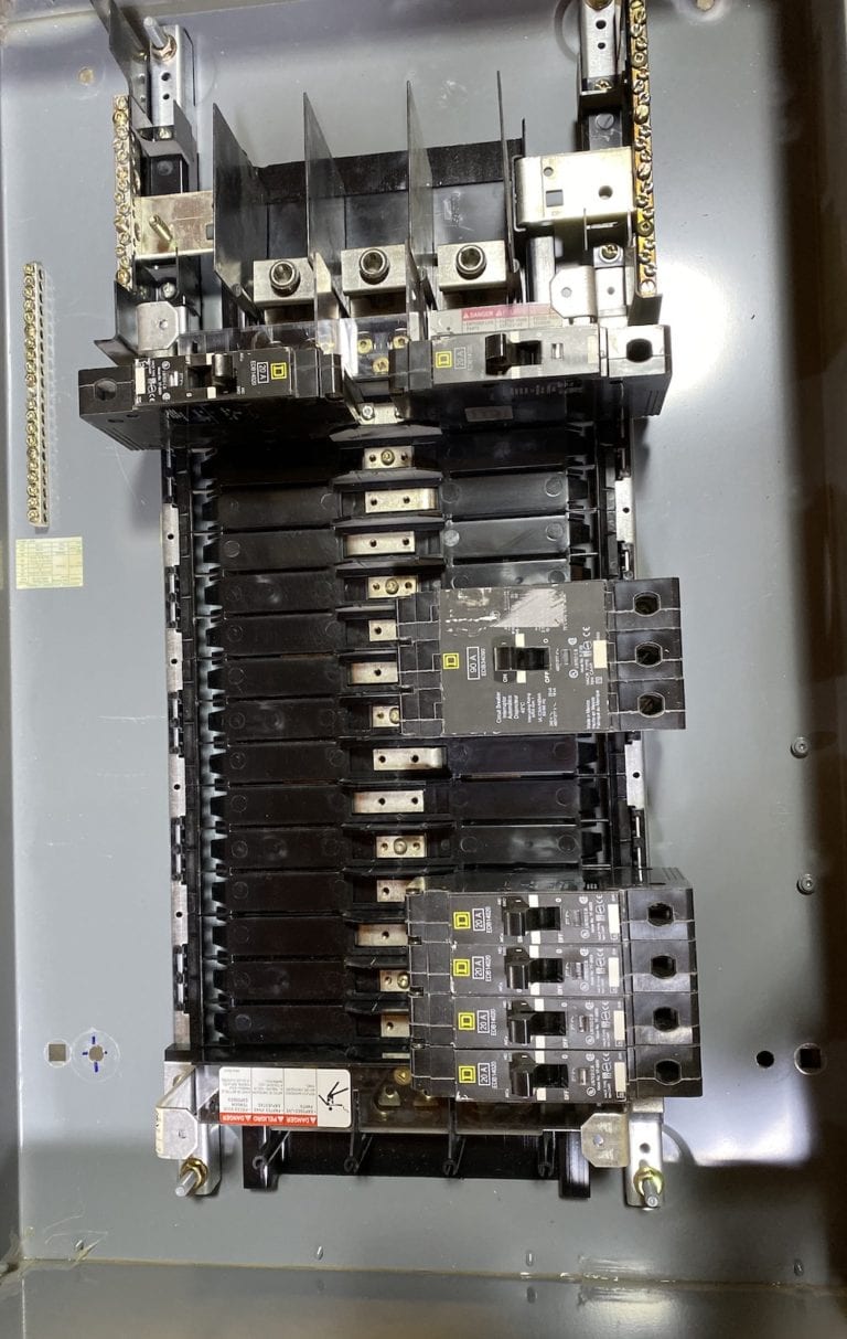 Square D MH32WP 3P4W 125A 480Y/277V 30 Cir Type 3R/5/12 MLO Panelboard ...