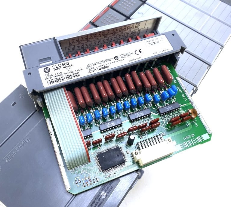 Allen Bradley 1746-P2 SLC 500 Power Supply w/7S Rack +6 IN +1 OUT ...