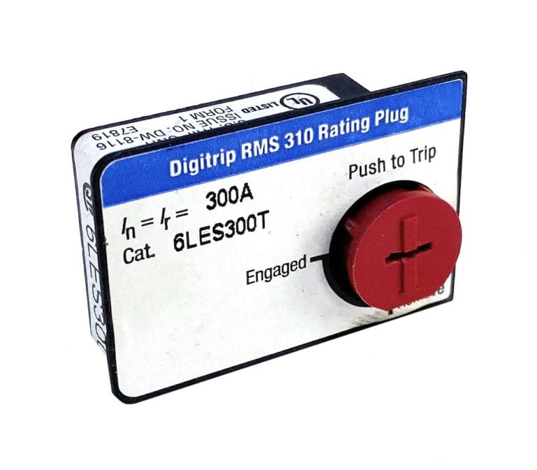 Eaton Cutler Hammer 6LES300T 300 Amp Digitrip RMS 310 Rating Plug ...