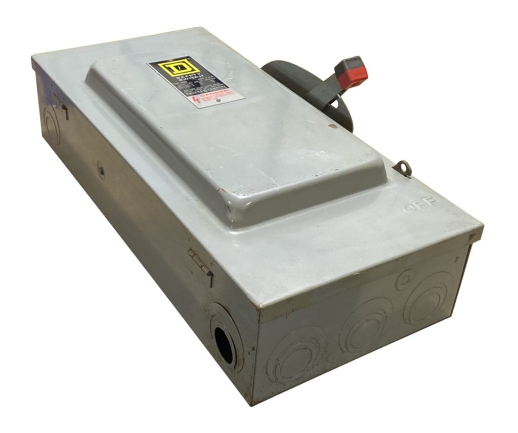 Square D H363N 3 Phase 100A 600V Fusible Safety Switch (Square Handle ...