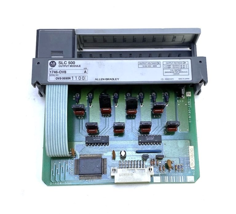 Allen Bradley 1746-OV8 SLC 500 Series A DC Sink Output Module ...