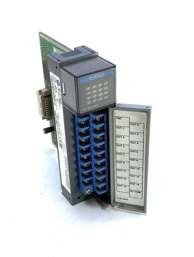 Allen Bradley 1746-OB16 SLC 500 Series D DC-Source Output Module ...