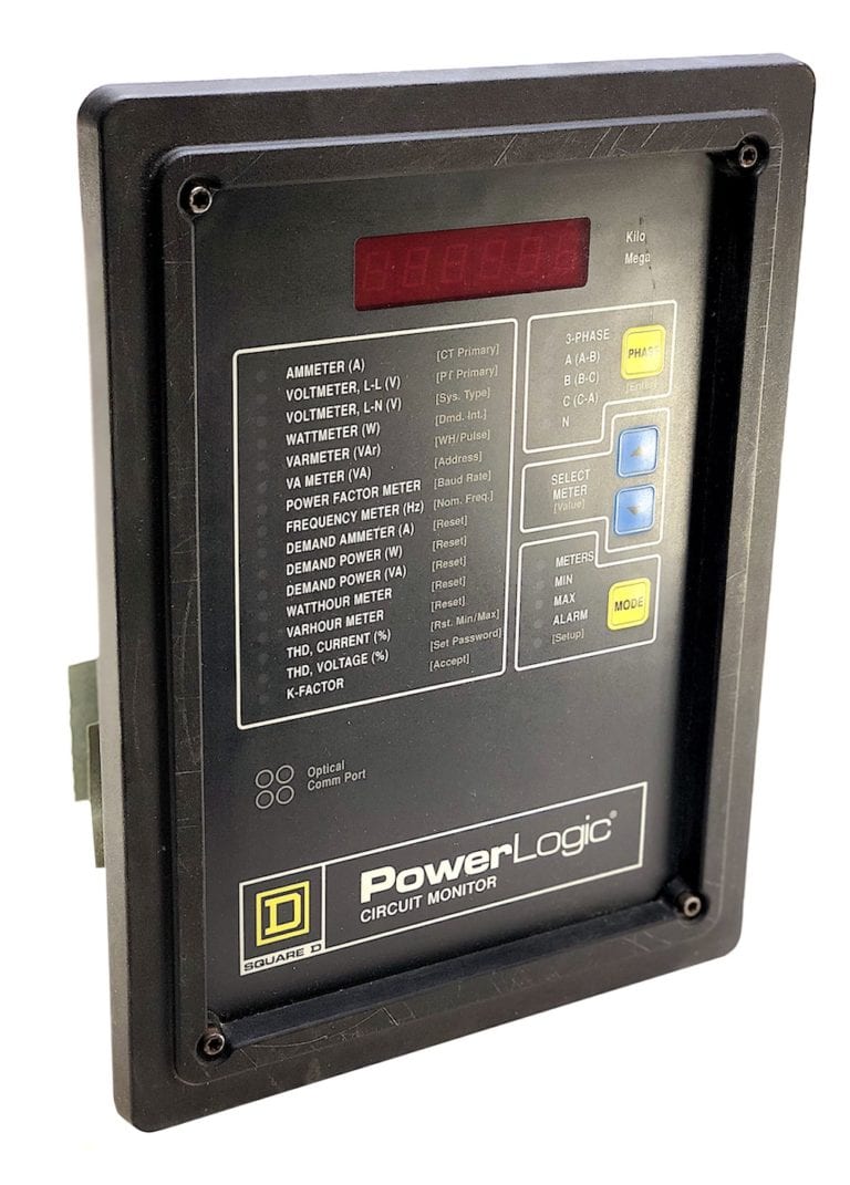 Square D 3020-CM-2150 Power Logic Circuit Monitor | Electrical Power ...