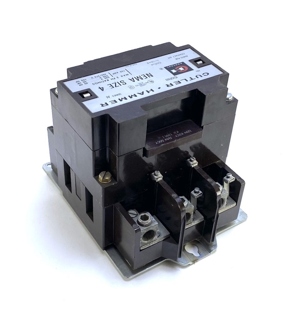 Cutler Hammer C10FN3 Size 4 135 Amp Contactor w/120 Vac Coil ...