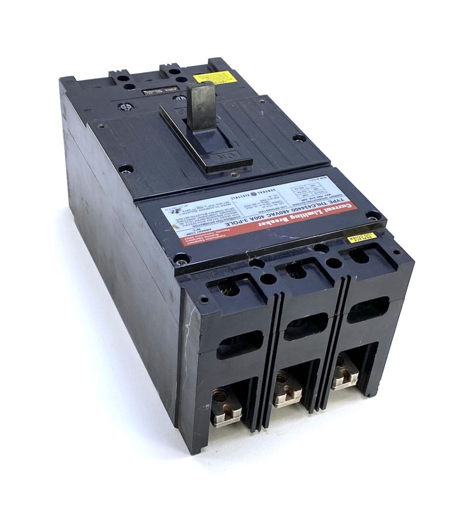 General Electric THLC434400 3 Pole 400A 480V Breaker w/400A Trip ...