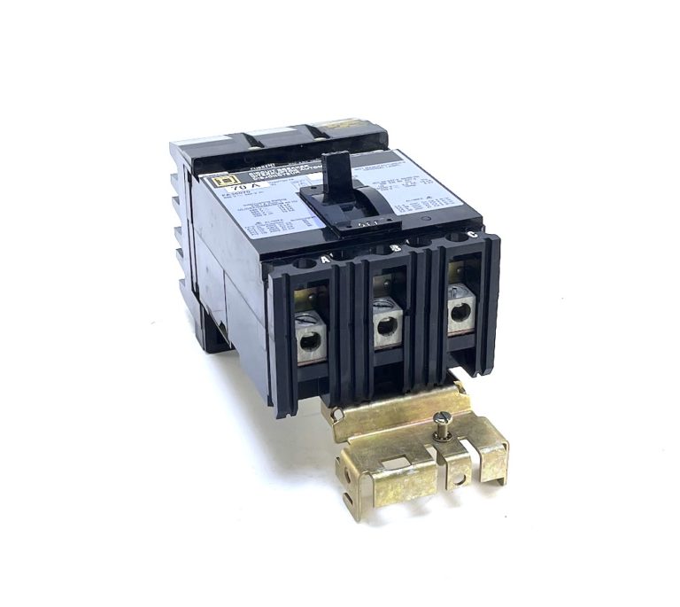 Square D FA36070 3 Pole 70 Amp 600Vac I-Line Breaker (Minor Chip)