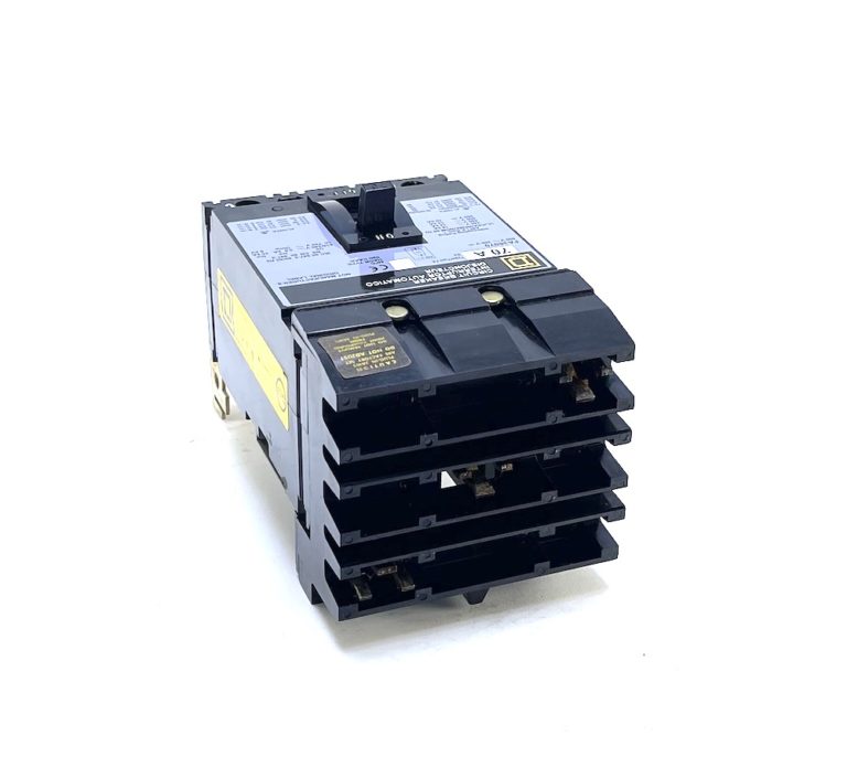 Square D FA36070 3 Pole 70 Amp 600Vac I-Line Breaker (Minor Chip)