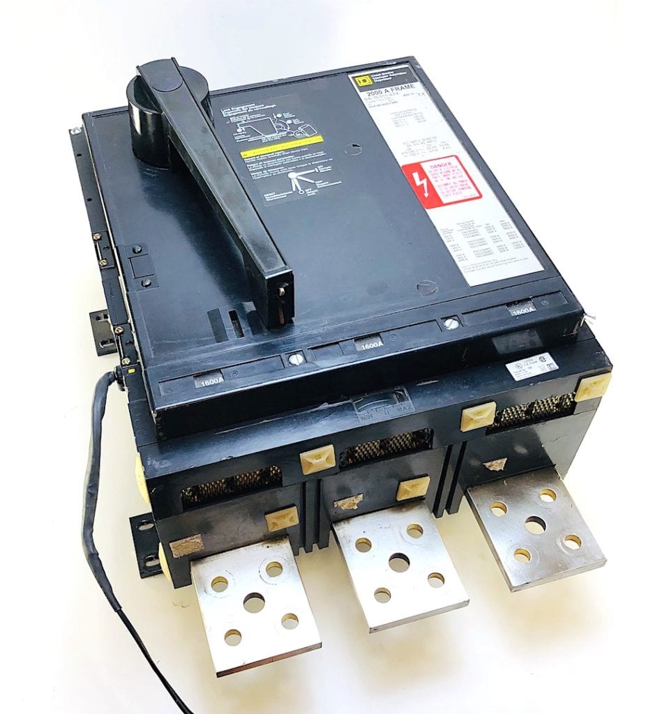 Square D PHF3616001386 3 Pole 1600 Amp 600 Vac Circuit Breaker