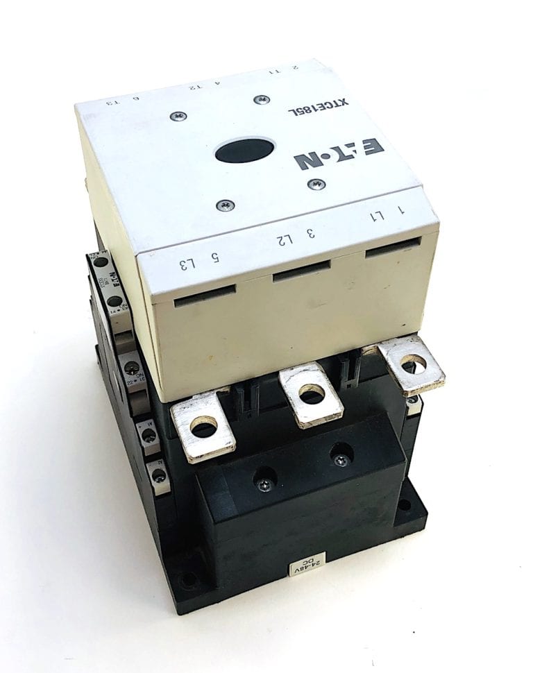 Eaton XTCE185L 3 Pole 600 Vac Contactor w/24-48 Vdc Coil