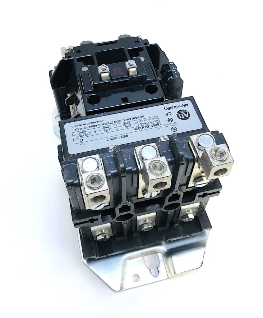 Allen Bradley 500F-DOD930 Size 3 90 Amp Contactor w/120 Vac Coil