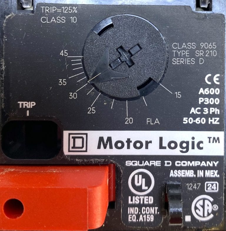 Square D 8536SD01H20S Size 2 Starter w/S.S. Overload - (Series D)