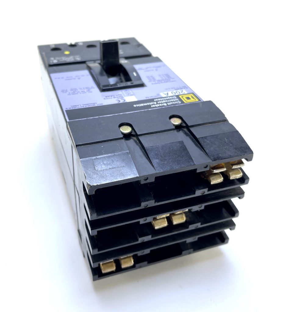 Square D KA36200 3 Pole 200 Amp 600 Vac I-Line Circuit Breaker