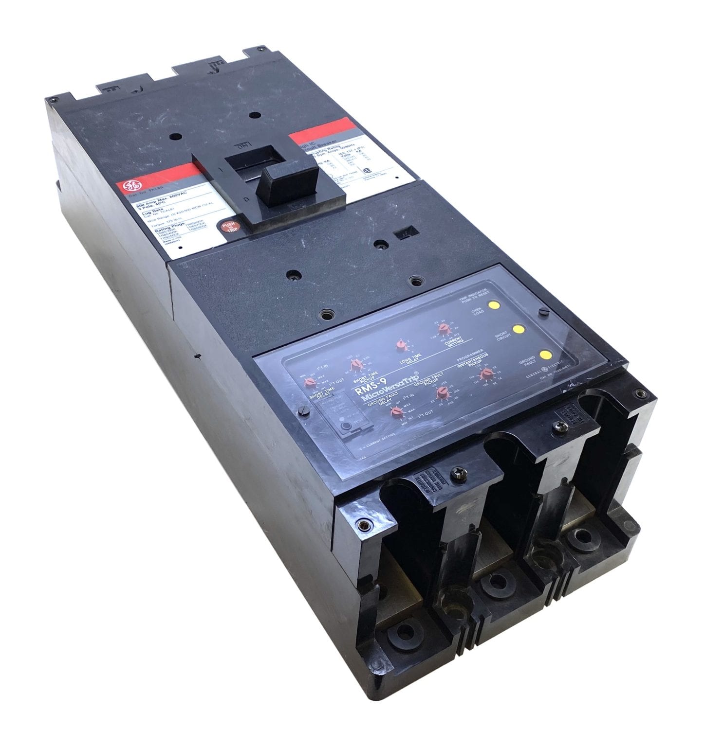 General Electric TKL8S 3 Pole 800A 600V Breaker w/800A Trip +LSIG ...