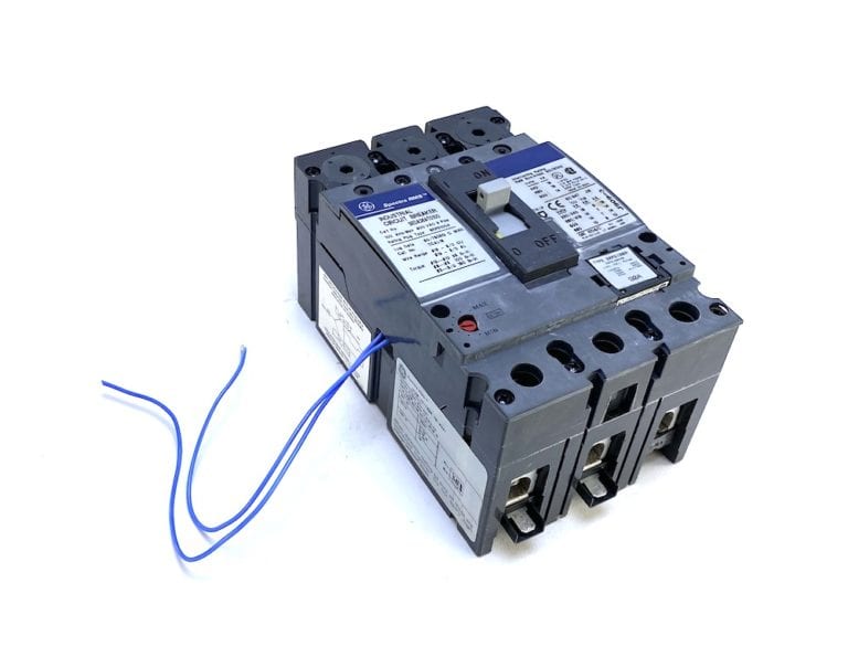 General Electric SEDA36AT0100 3P 100A 600V Breaker w/90A Plug +UV ...