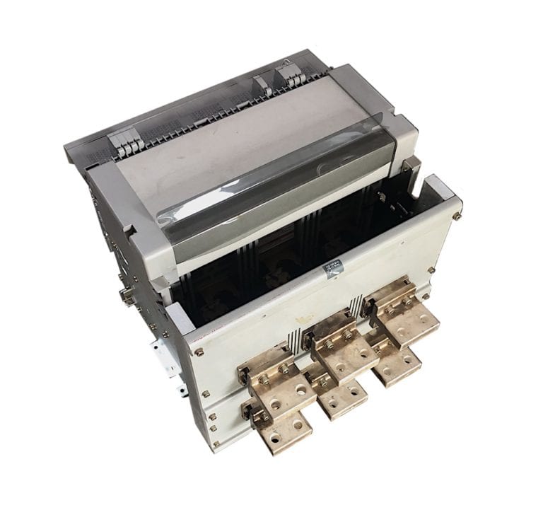 Square D NW 12 N 3 Pole 1200 Amp 600V MasterPact Breaker w/Cradle