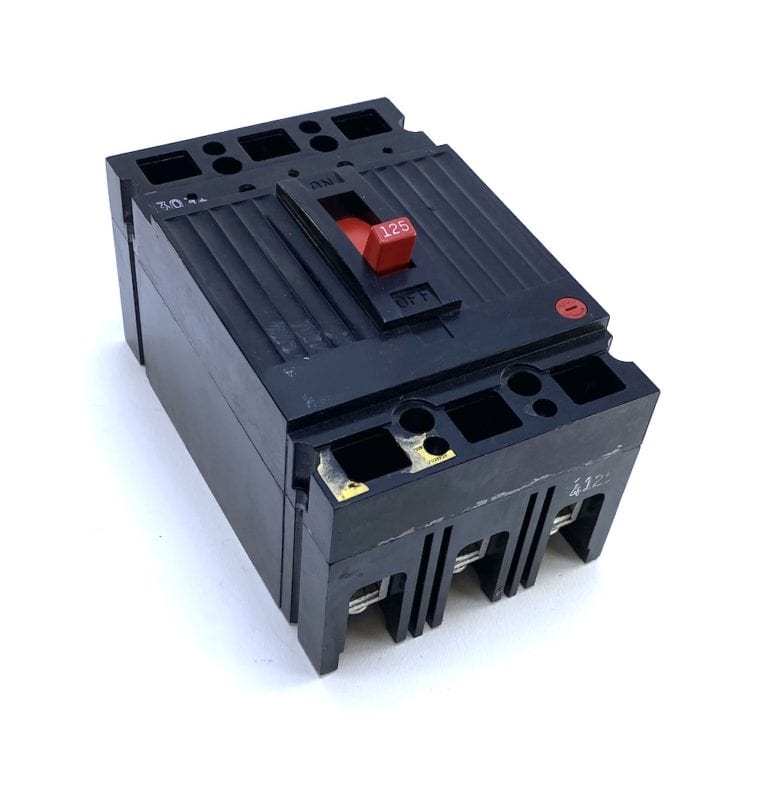 General Electric THED136125 3 Pole 125 Amp 600Vac Circuit Breaker ...