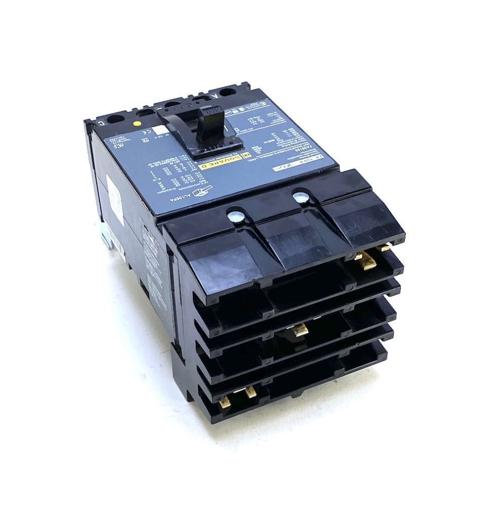 Square D FA36100 3 Pole 100 Amp 600 Vac I-Line Circuit Breaker ...
